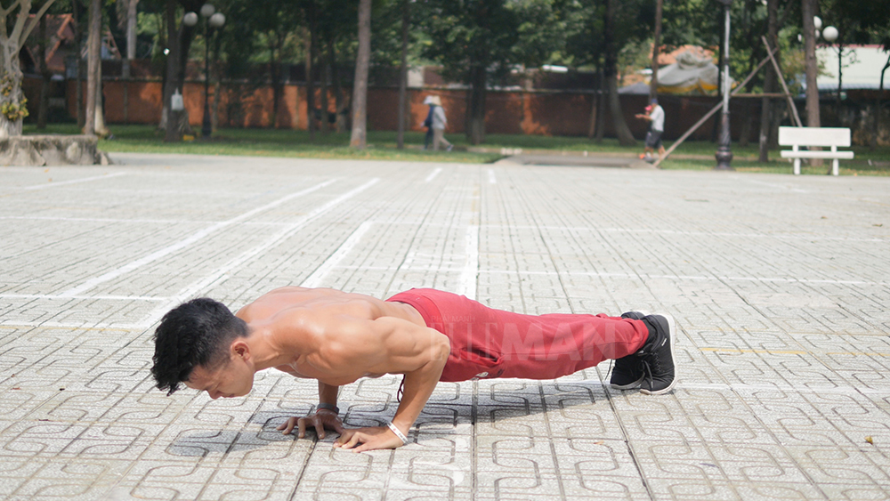 Tập hít đất đúng cách cùng Châu Việt Sơn - ELLE Man