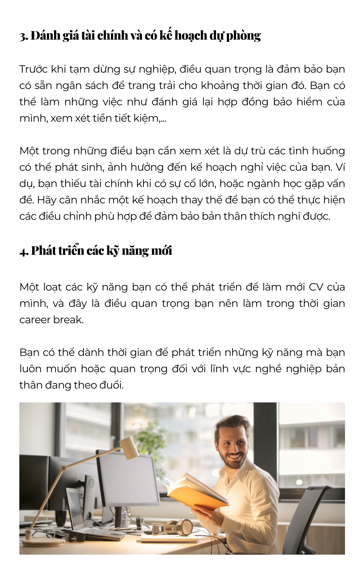 Career Break: Bạn cần những gì để "tạm dừng" sự nghiệp? | ELLE Man